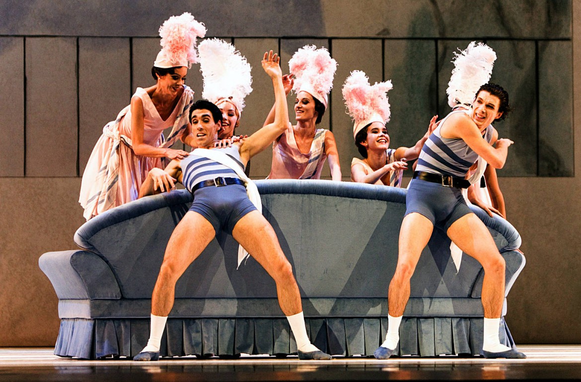 1. Amo, Chashchegorov and ensemble, Les Biches by Bronislava Nijinska ...
